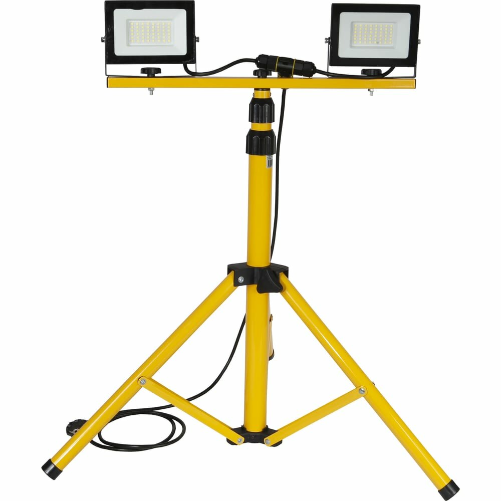 Светодиодный прожектор на штативе GLANZEN 2x50 Вт FAD-0025-2x50 КА-00008003