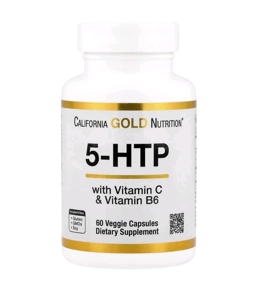 5-HTP с витамином С и Б6 California gold nutrition, 60 капсул