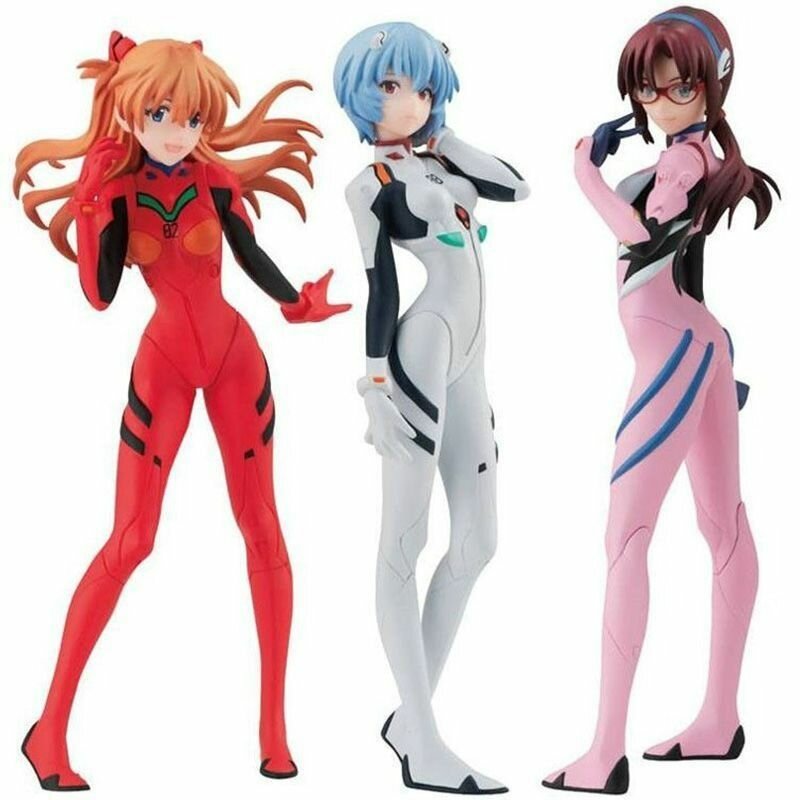 Евангелион EVA Evangelion Мари Рей Аска Аниме фигурки игрушки
