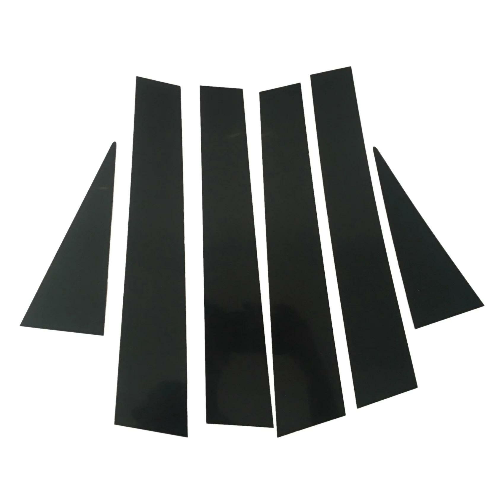 Стойка стекла стойка центра BC для автомобиля Chevrolet Captiva 2008-2018, черный цвет, материал PC, комплект из 6 штук