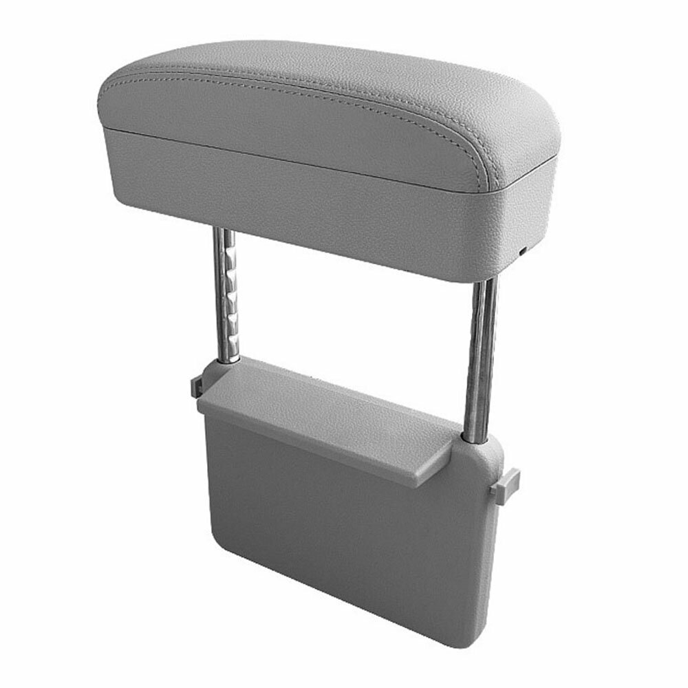 Подлокотник Для Автомобиля: Регулируемая Высота 285-400 мм Для Идеальной Поддержки Плеча И Предплечья - Универсальный Органайзер С Крышкой Для Хранения Из Искусственной Кожи И АБС-Пластика For Эргономичный Комфорт И Безопасность За Рулем