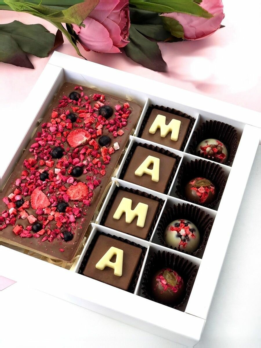 ShokoTrendy Сладкий подарок на день рождения женщине, подарочный набор конфет