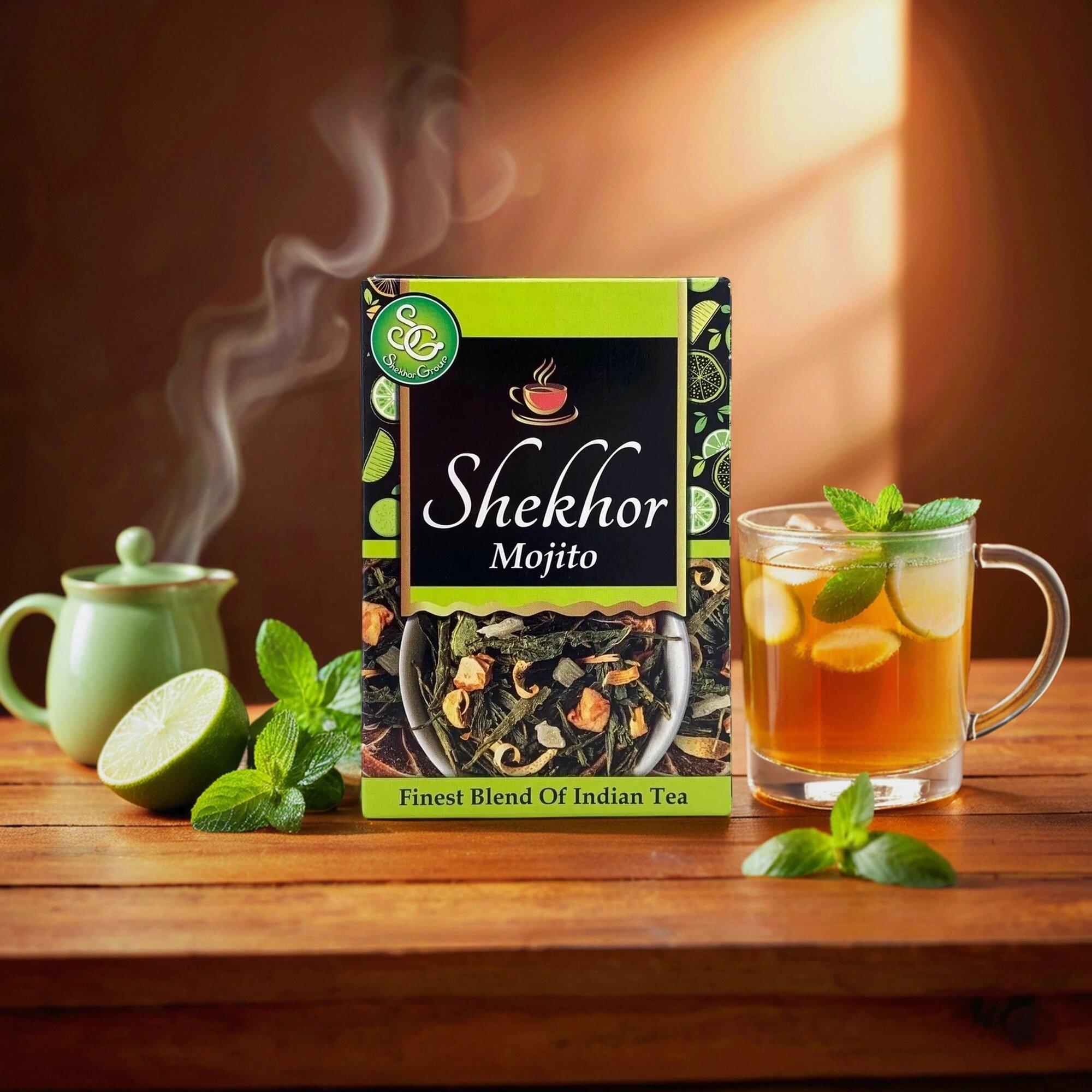 Зеленый чай мохито /Tea Mojito /Шехор 100 гр