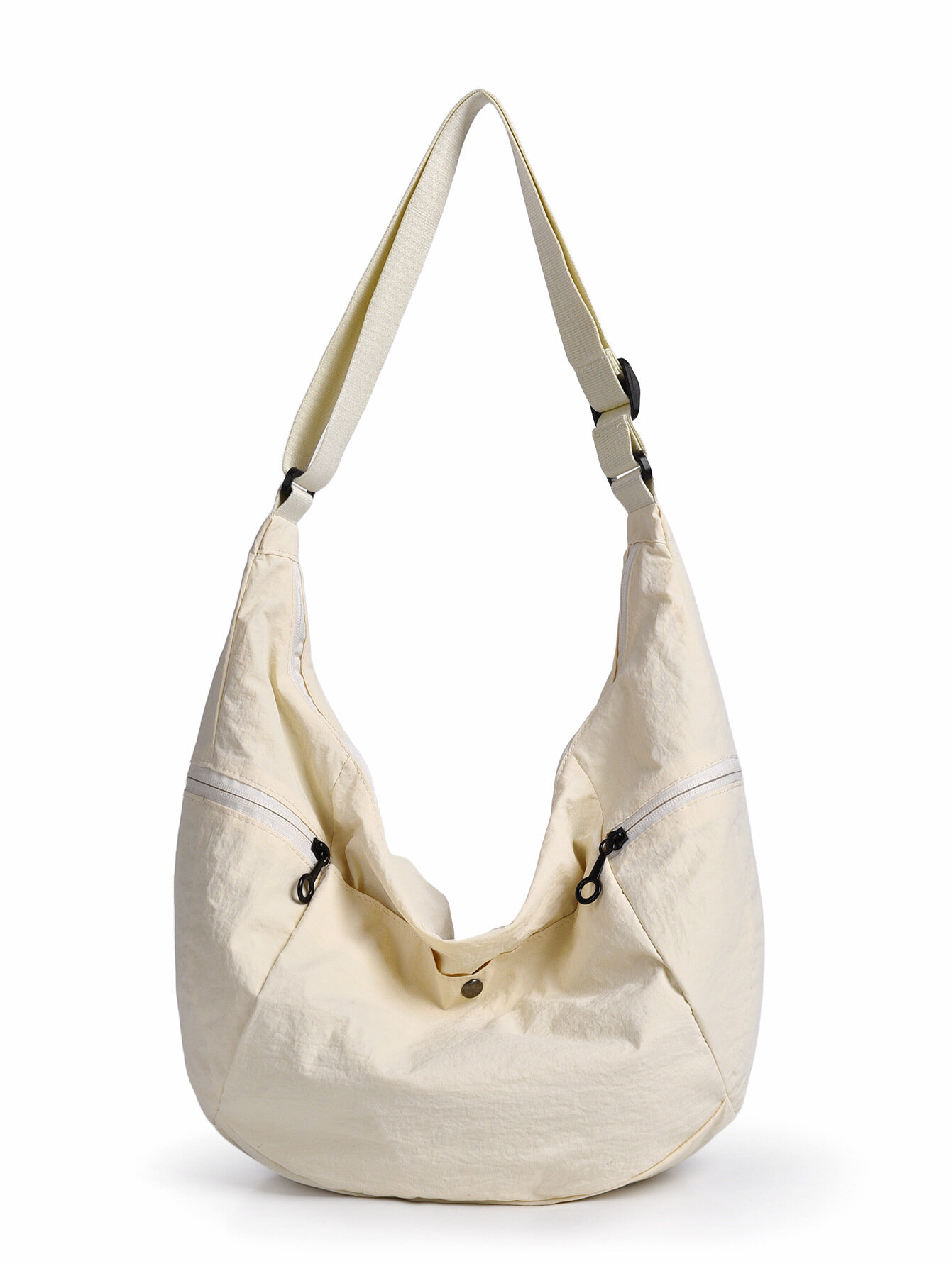 Новая женская сумка-пельмень однотонного цвета, модная спортивная сумка через плечо, большая вместимость, универсальная сумка через плечо, сумка в форме полумесяца