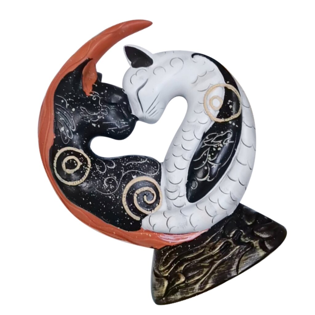 Кошачьи украшения-близнецы Инь и ян