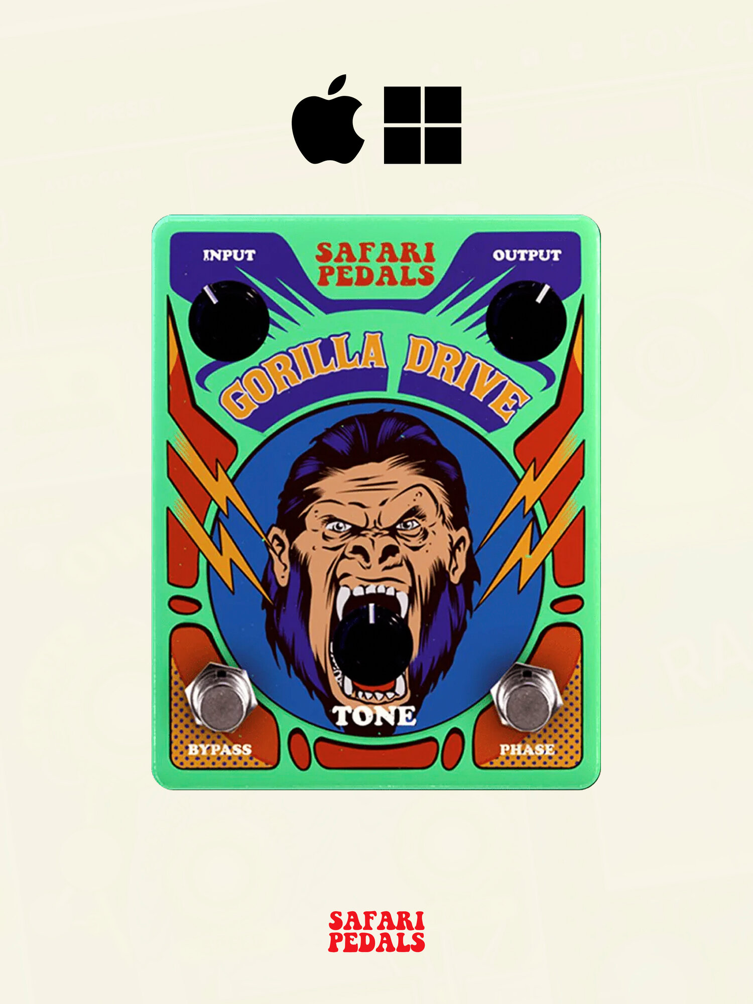 Safari Pedals Gorilla Drive (лицензионная активация) для macOS & Windows