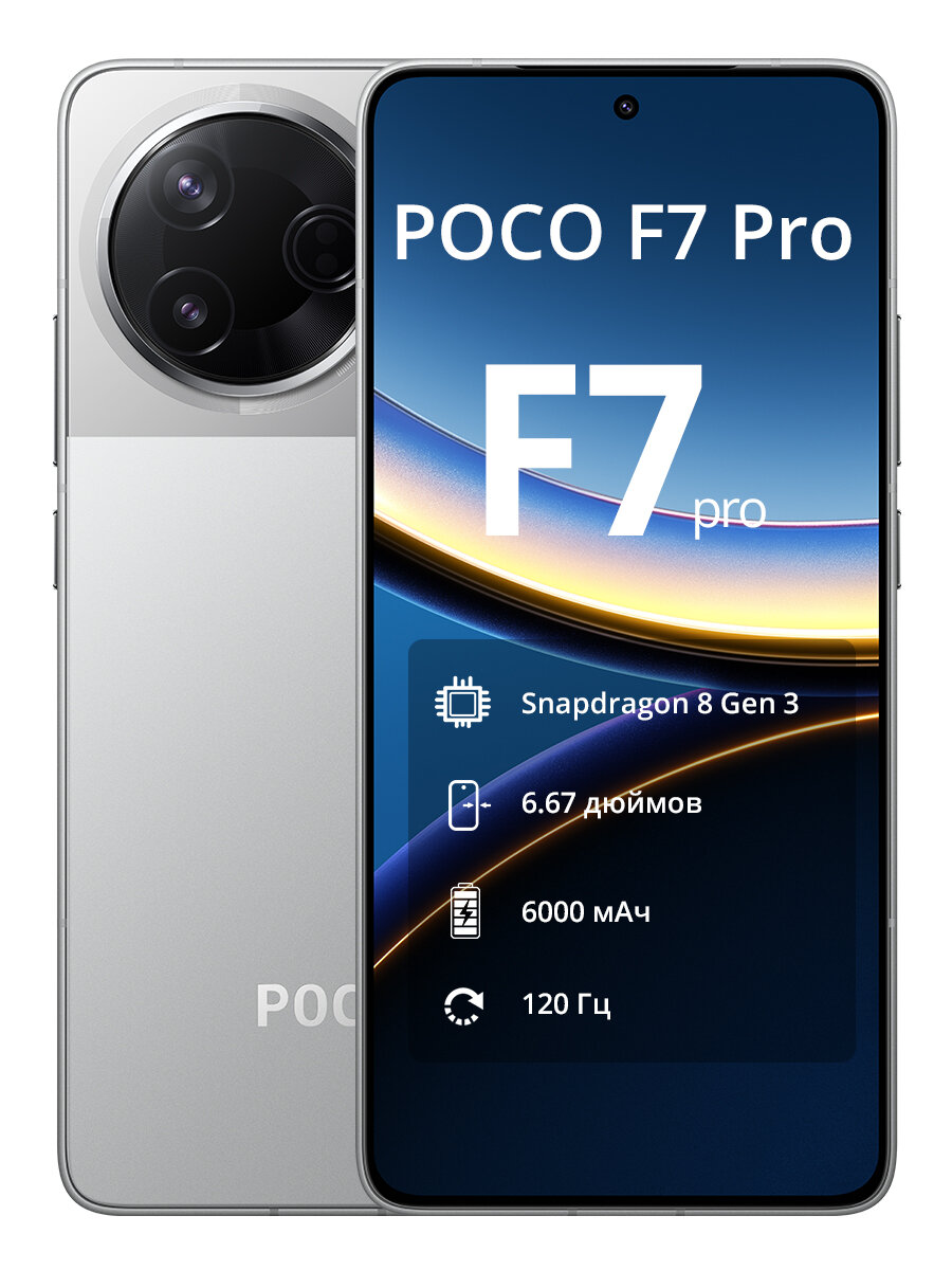 POCO смартфон | POCO F7 Pro | Snapdragon 8 Gen 3 | глобальная версия | 100% поддержка русского языка