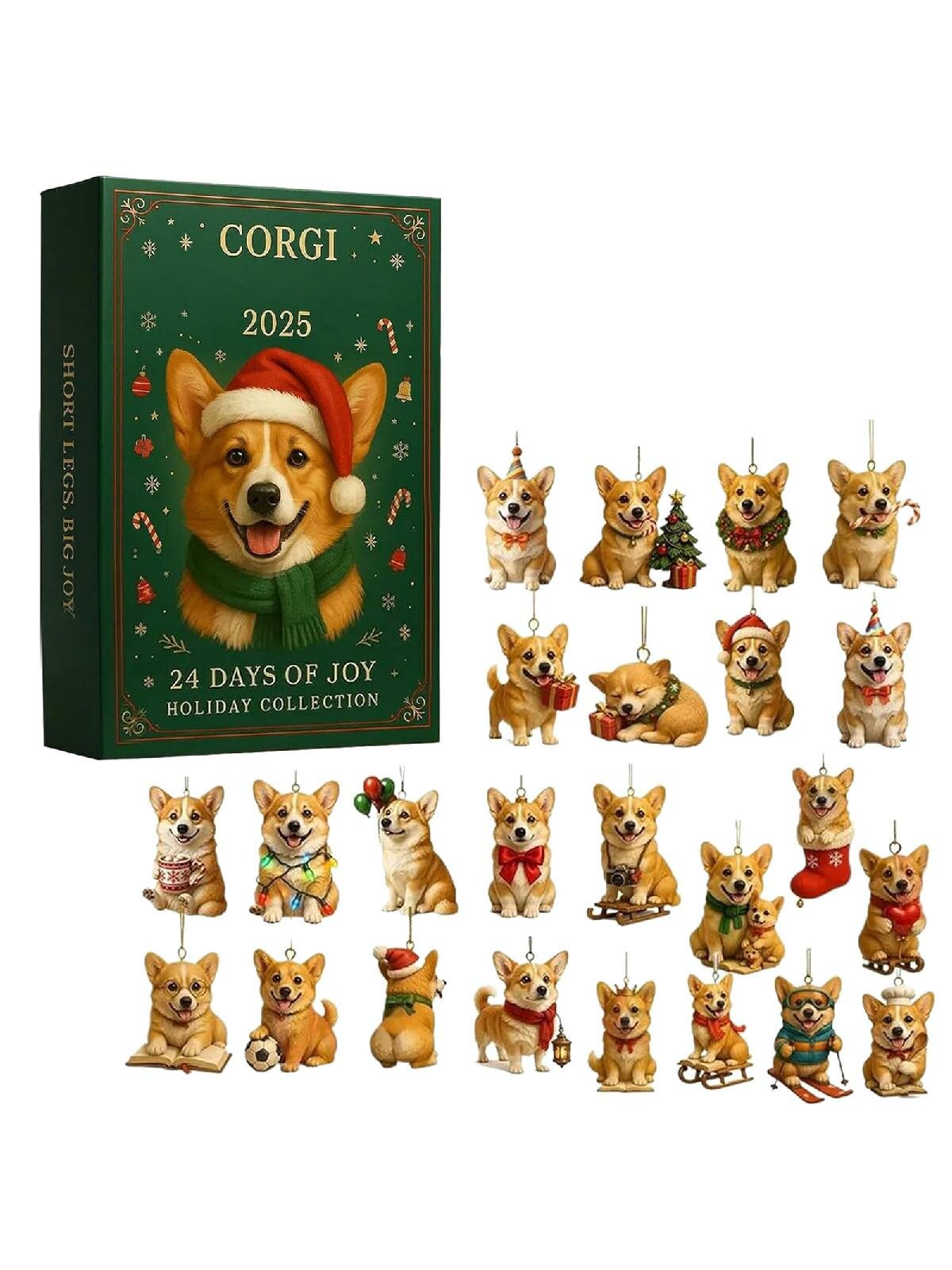 Рождественский Адвент-календарь на 24 дня, адвент-календарь для детей и взрослых