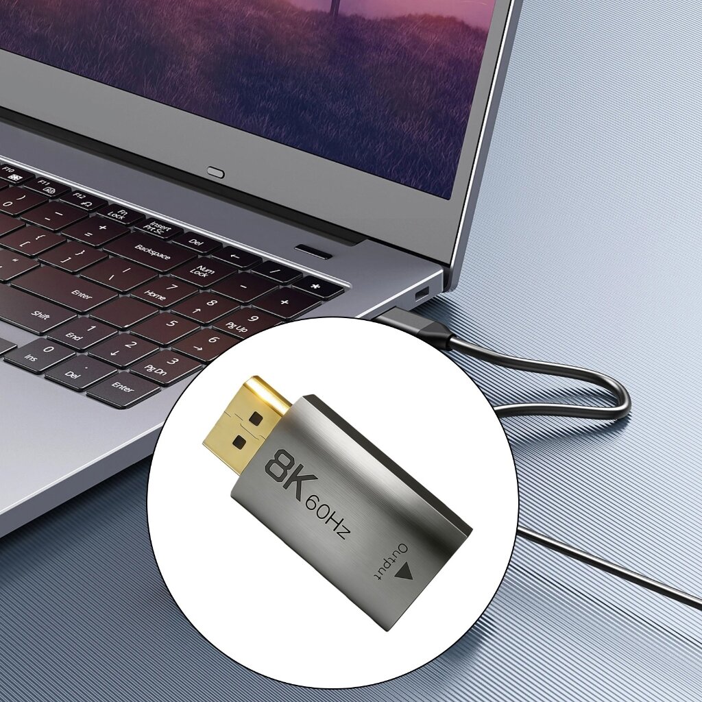 Адаптер DisplayPort 1.4–HDMI 2.1 — фото 1