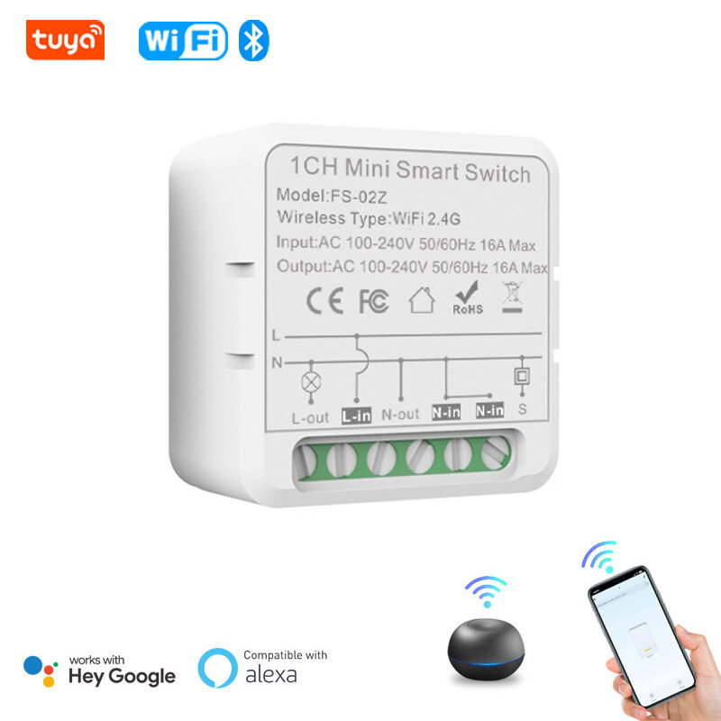 WiFi-выключатель 1/ 2/3/4 модуль с двойным управлением переключатель света нулевой огонь граффити интеллектуальный