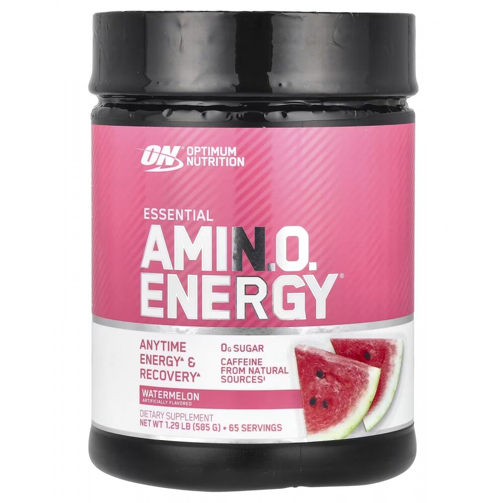 Незаменимые EAA аминокислоты Optimum Nutrition Amino Energy, 585 г / 65 порций, Вкус Watermelon / Арбуз