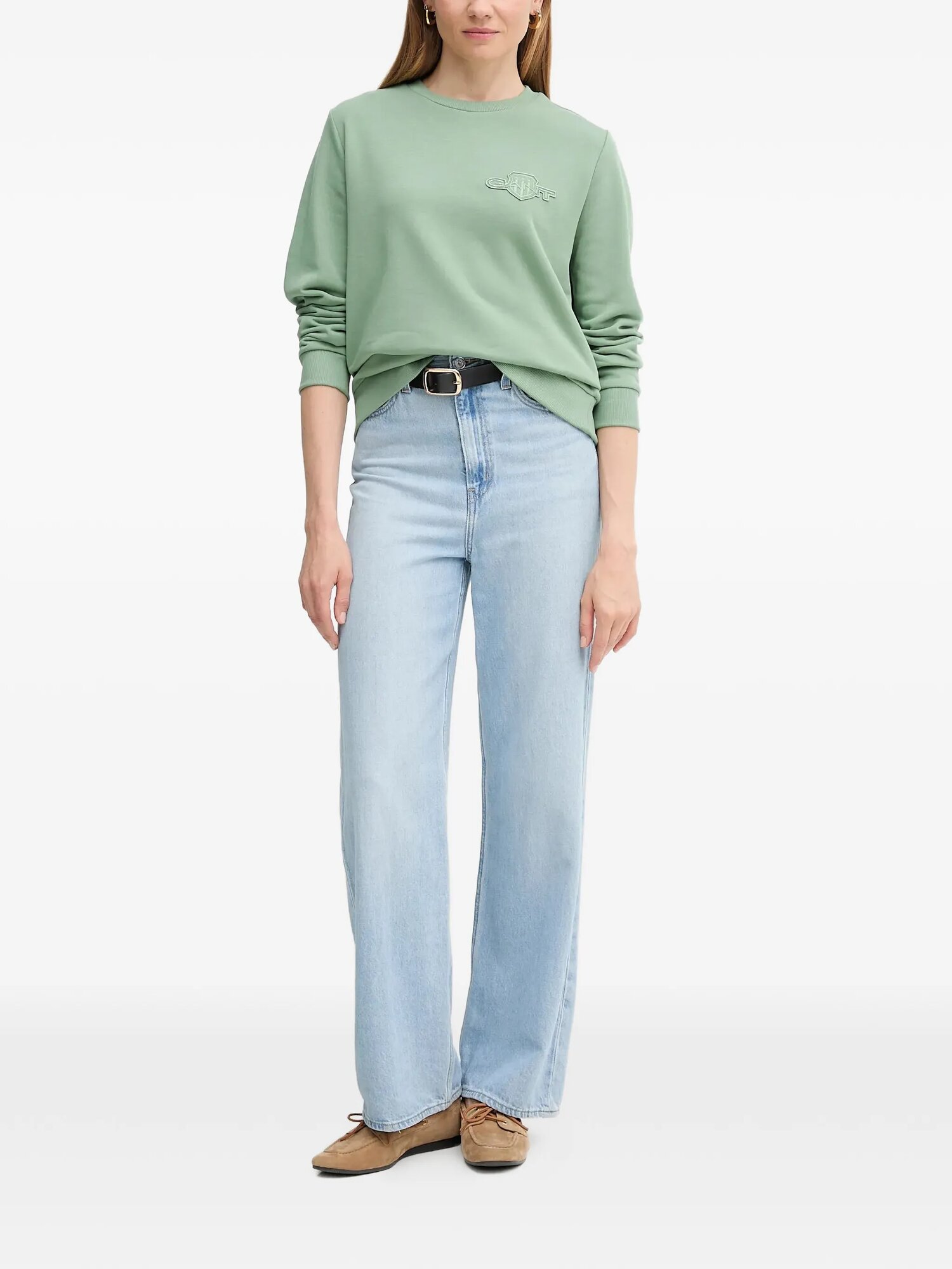 Толстовка GANT Embroidered sweatshirt, размер 46 — фото 1
