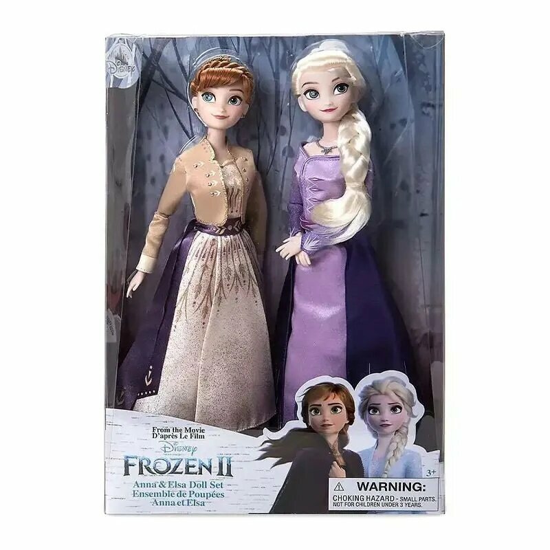 Disney Frozen Anna & Elsa Doll / Модные Замороженные 2 Куклы Анна И Эльза, Подходящие Для Детей В Возрасте От 3 Лет И Старше