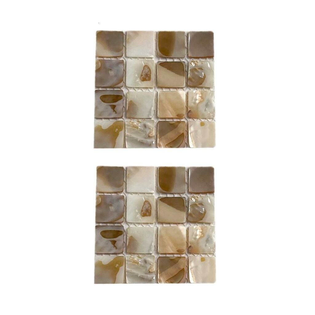 Натуральные подставки для напитков из ракушек (2 шт.), Кофе - S