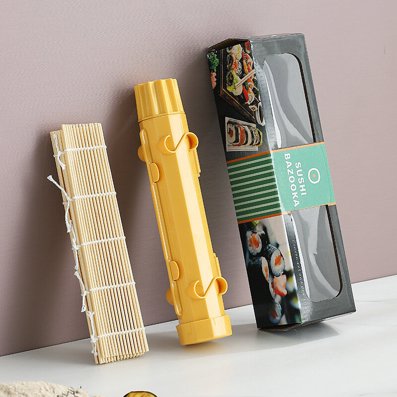 Кросс-бордер горячая распродажа DIY суши-мейкер, форма для рисовых шариков, инструмент для приготовления суши, полосатая ракета для суши