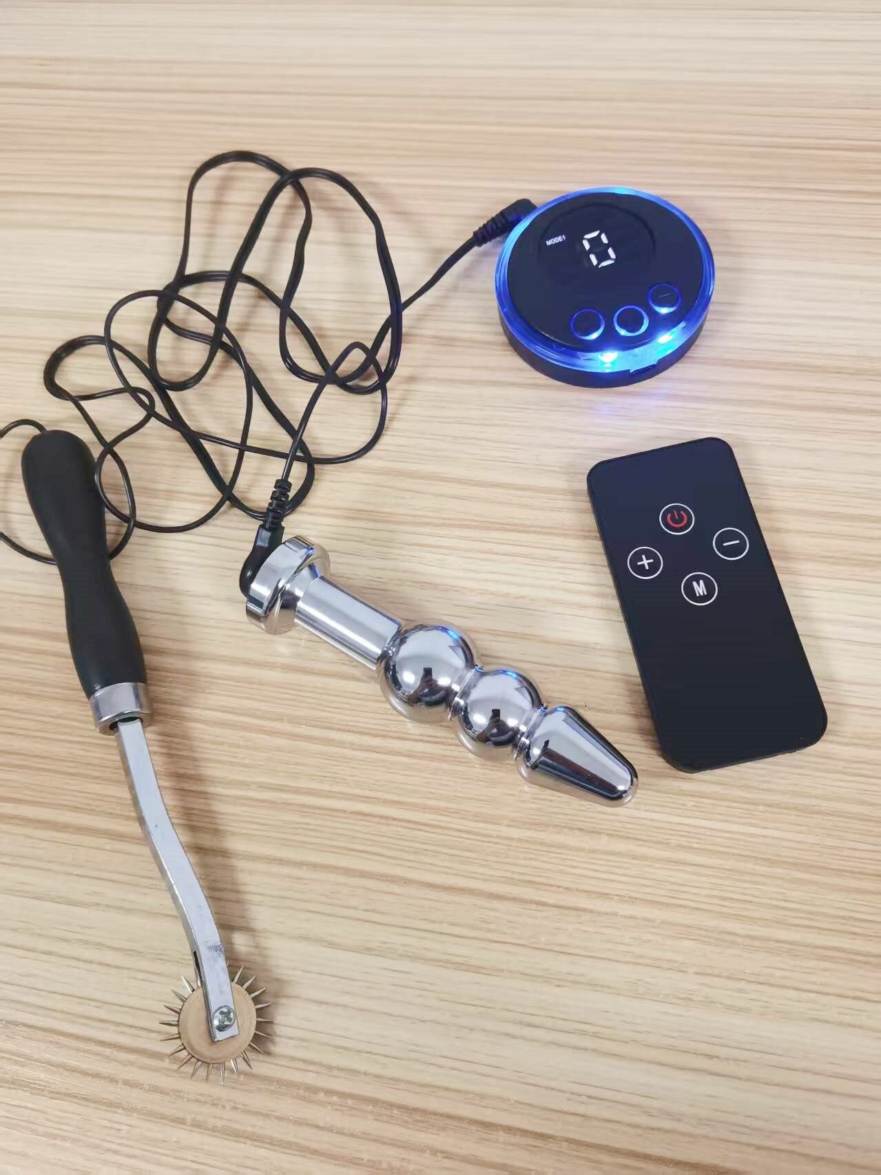 Колесо Вартенберга игольчатый стимулятор БДСМ Металл Электрошок Анальная пробка