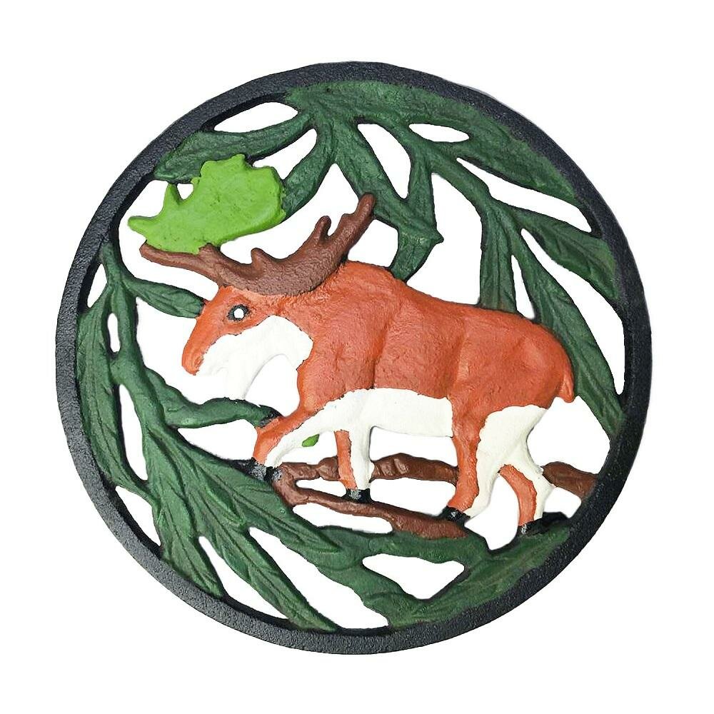 Подставка под горячее лось цвет EDCH120C (чугун) репка//