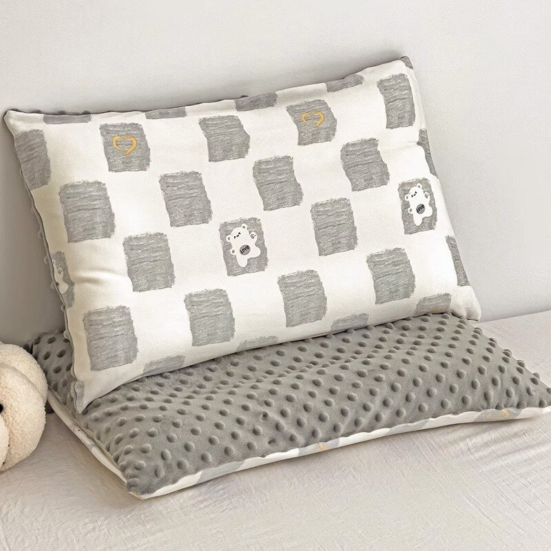 Набор из двух детских наволочек из бархата класса А для дома и детского сада, одиночная наволочка, внутренний чехол для подушки 30x50 для девочек