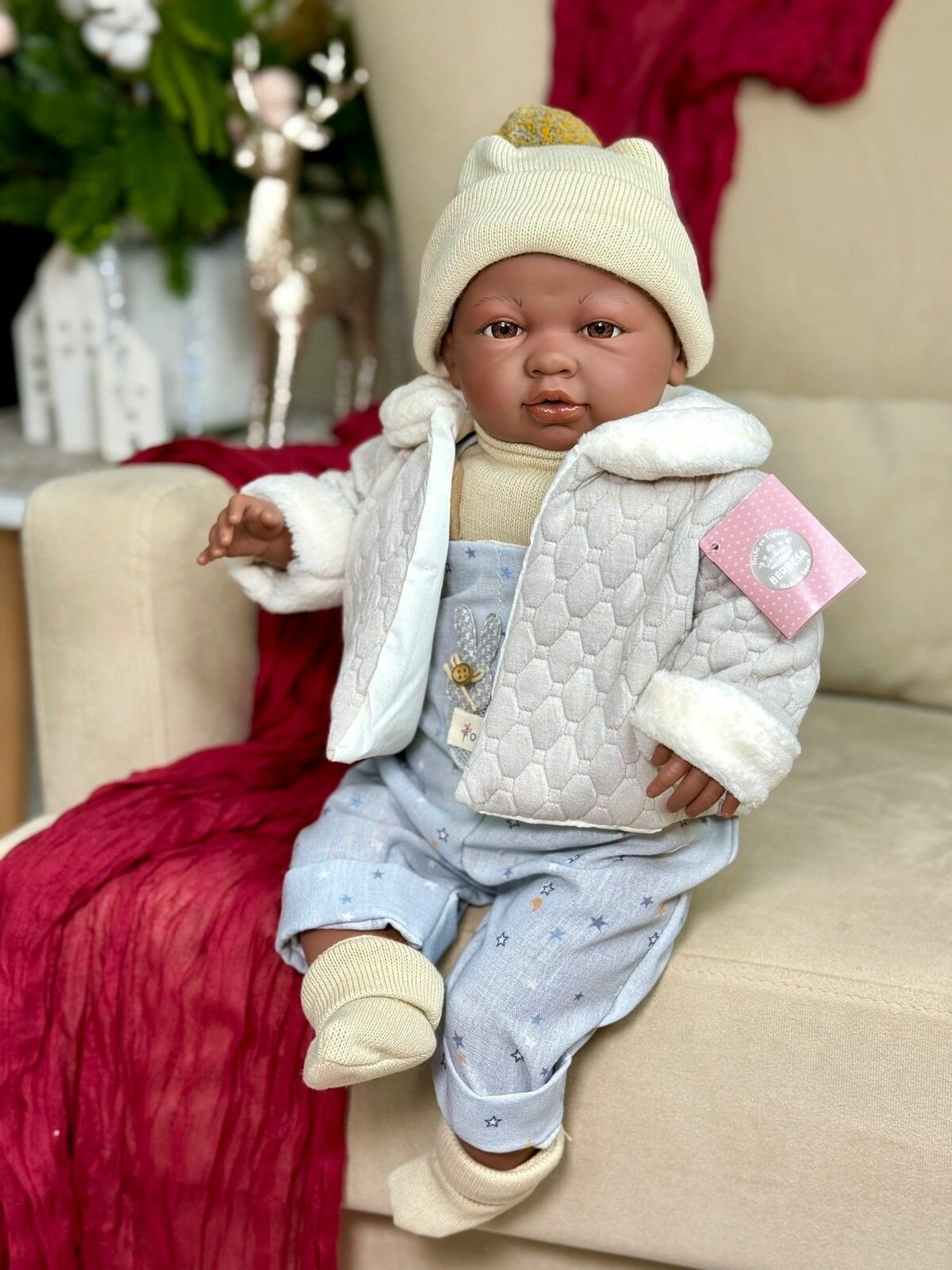 Кукла Berbesa мягконабивная 50см SAORO