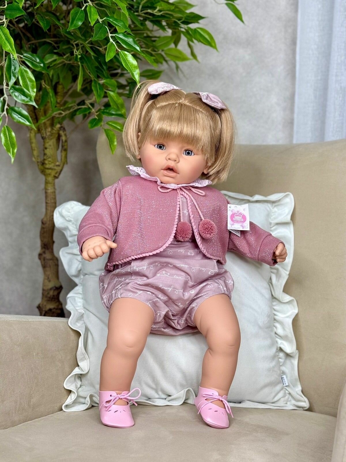 Кукла Berbesa мягконабивная 62см Dulzona