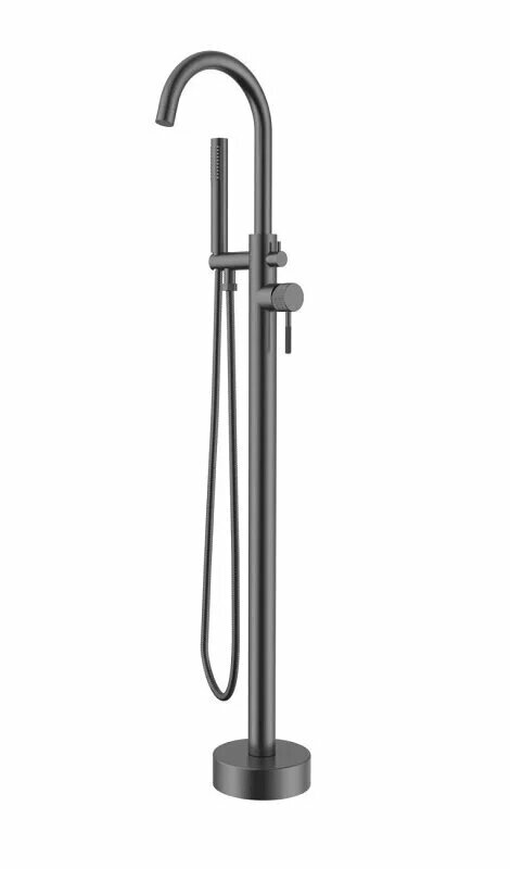 Смеситель для ванны Gid Edessa L070-GM-SDV, вороненая сталь