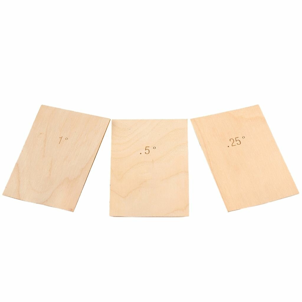 Коробка из 3 штук, кленовая прокладка для грифа bass Qin (грубая)