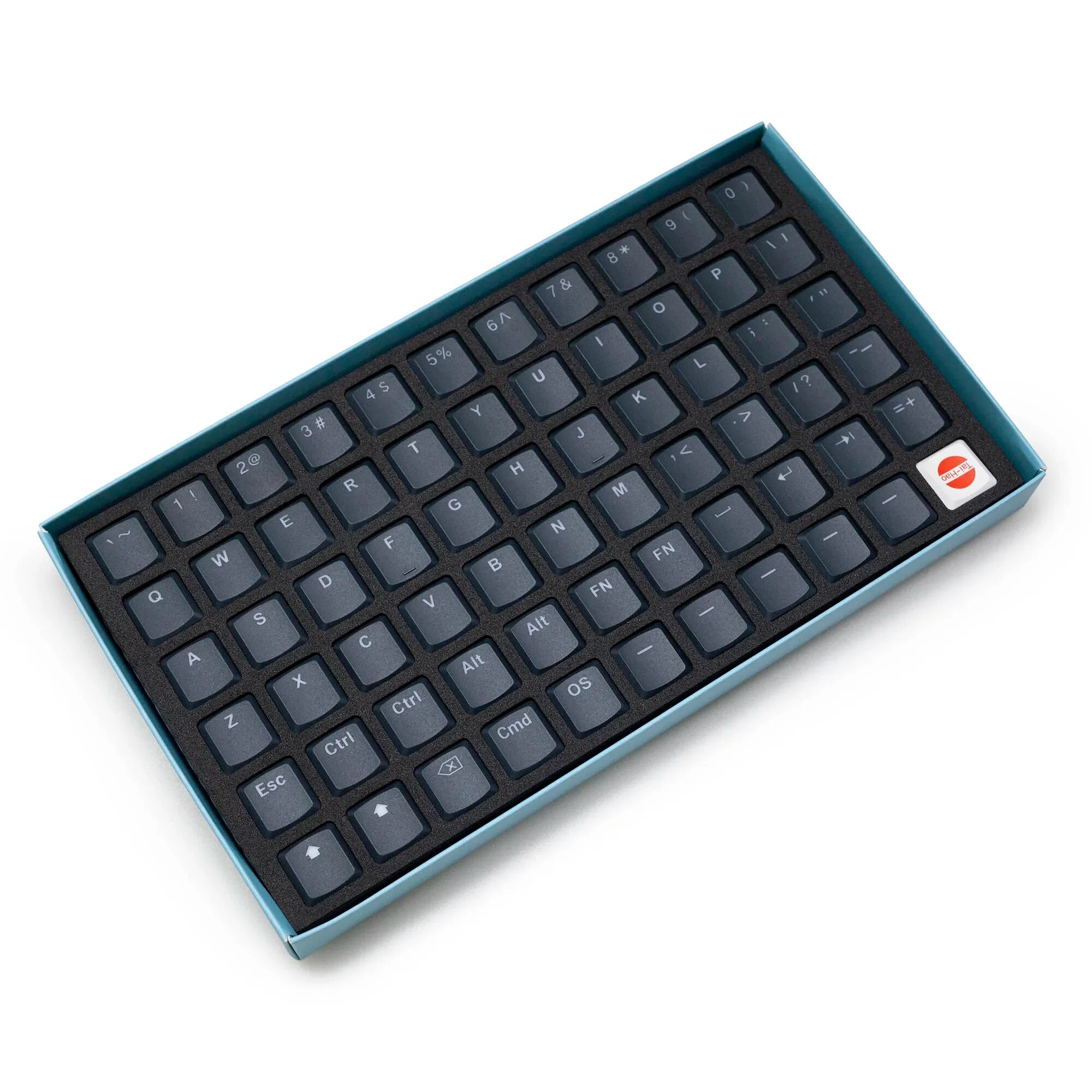 Кейкапы Taihao THT DarkB низкопрофильные темно-синие
