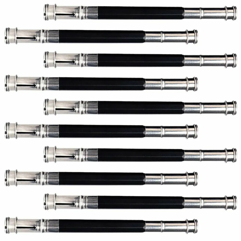 10 Штук Удлинителей Для Карандашей, Двойной Конец, Из Нержавеющей Стали