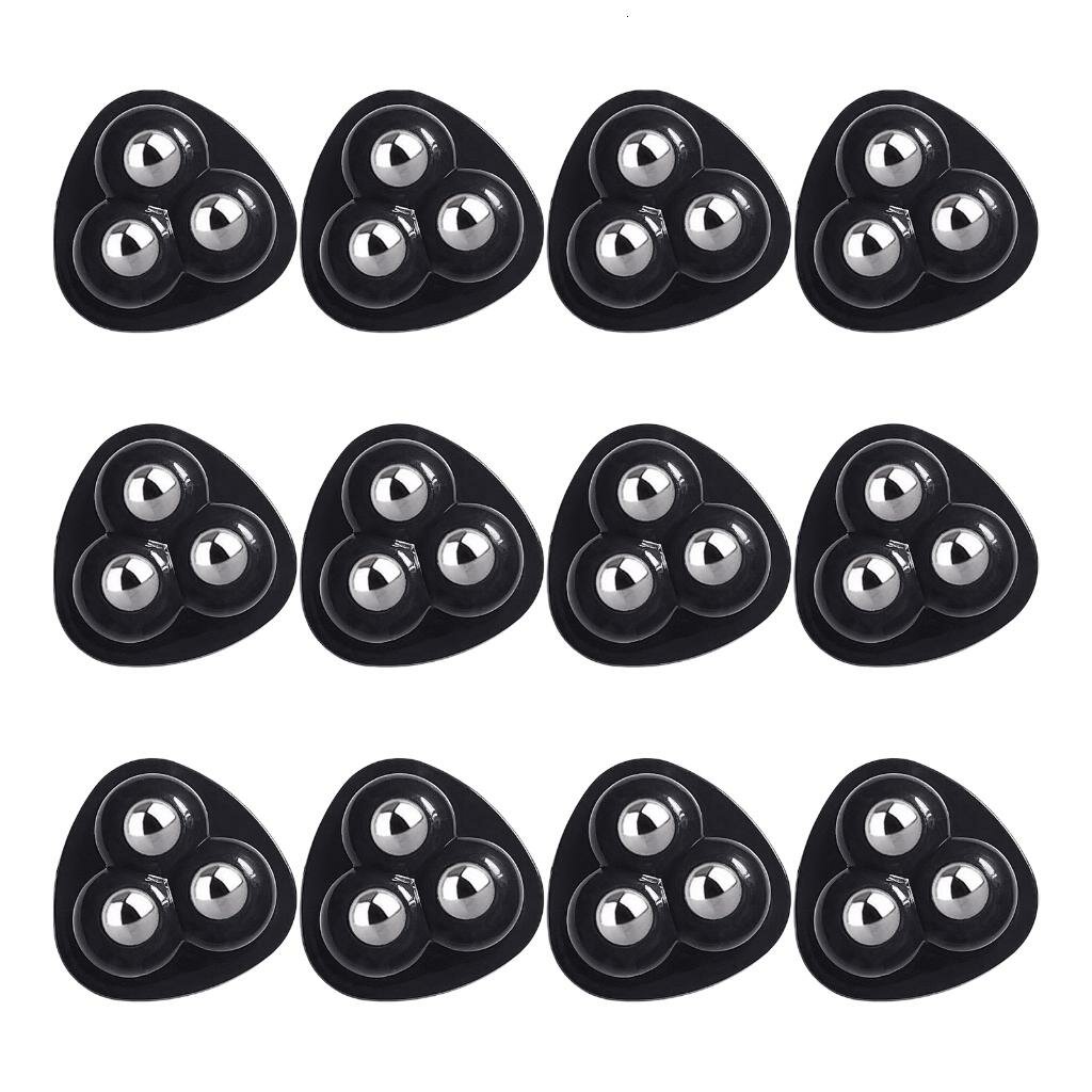 Колесики из углеродистой стали 12 шт, Три стальных шарика bl