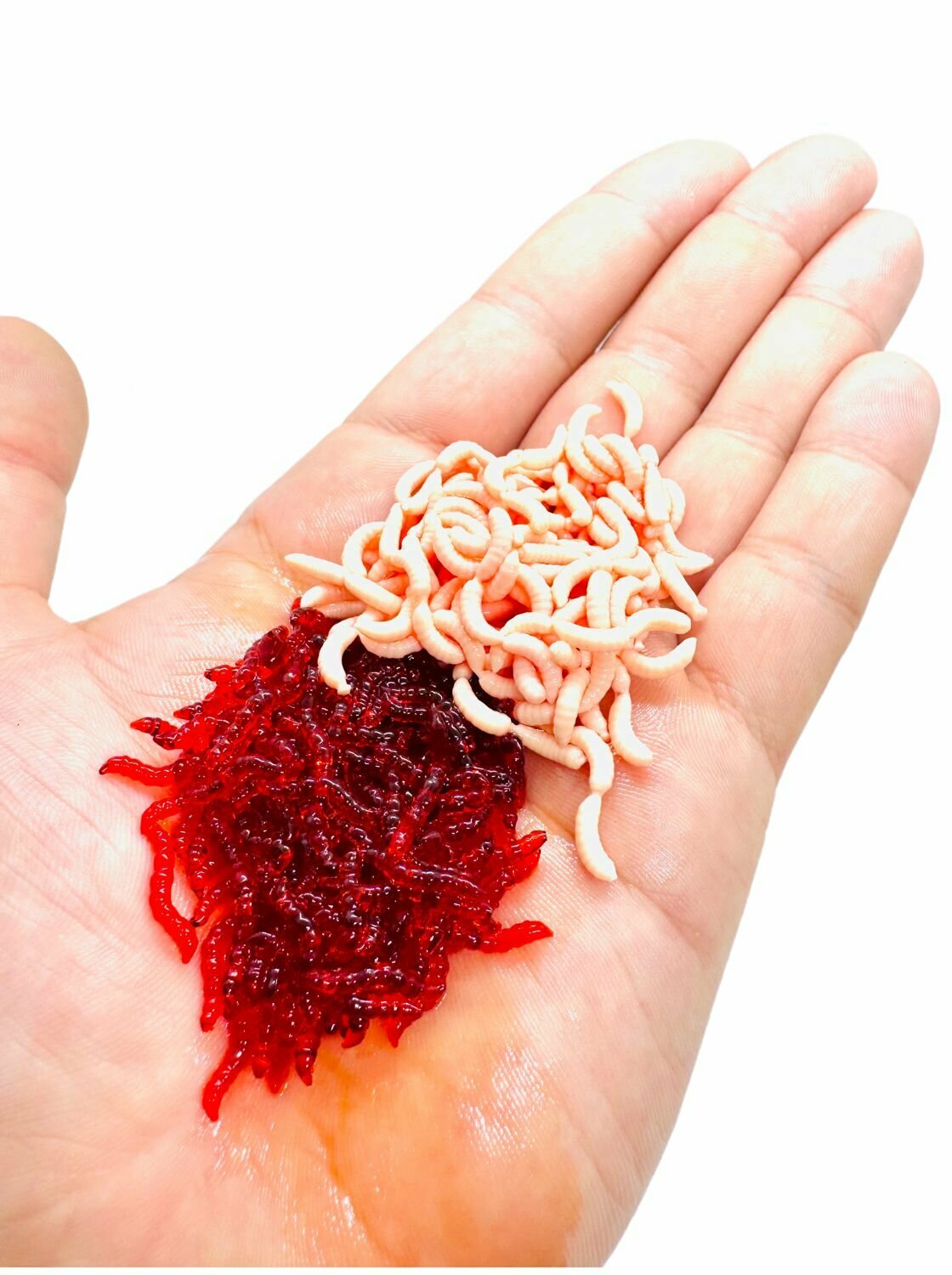 Мотыль и опарыш искусственный для рыбалки