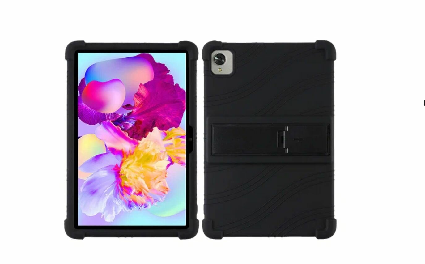 Чехол MyPads, силиконовый, противоударный, с функцией подставки