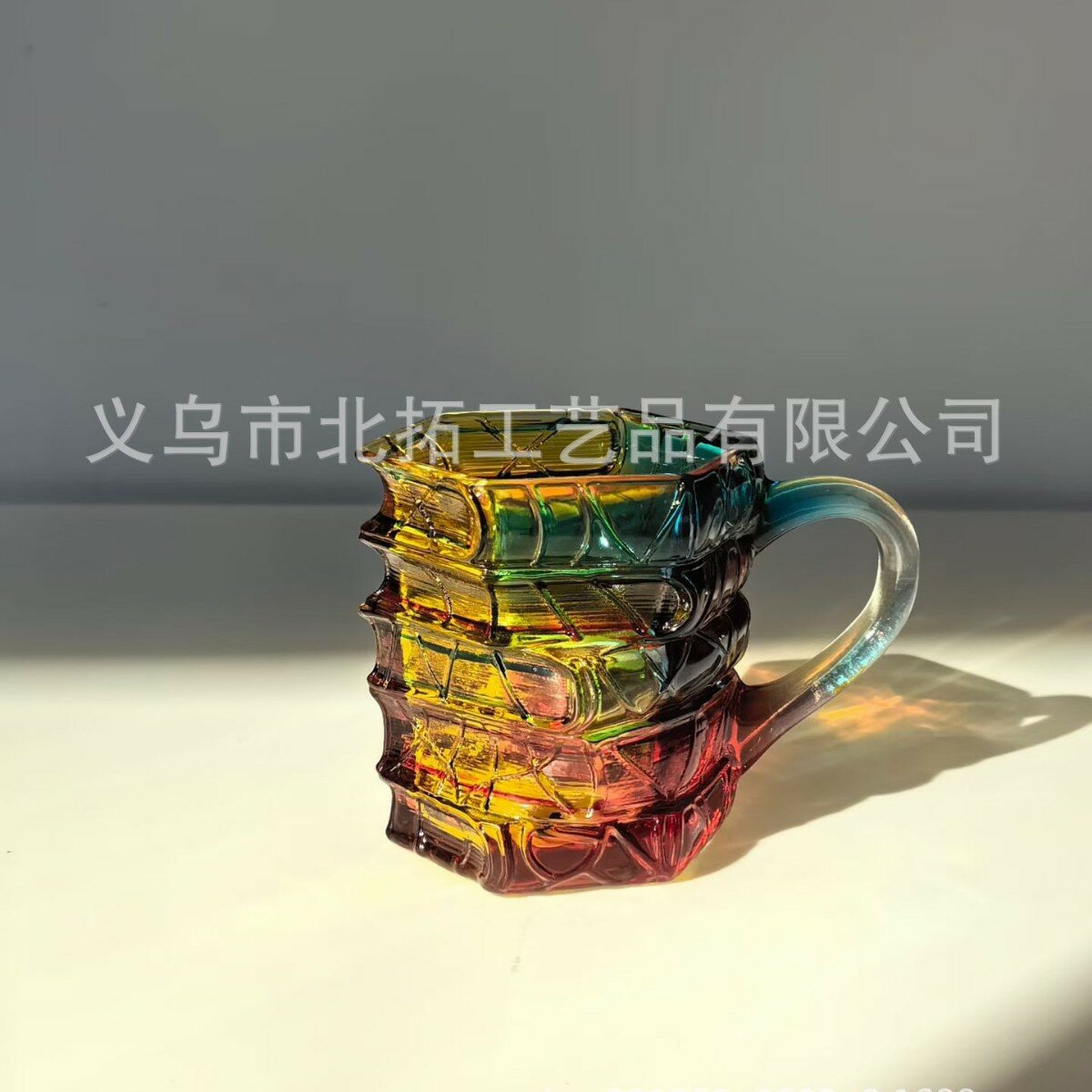 Кружка с рисунком книги 3D, уникальная кружка для кофе с эффектом стопки книг