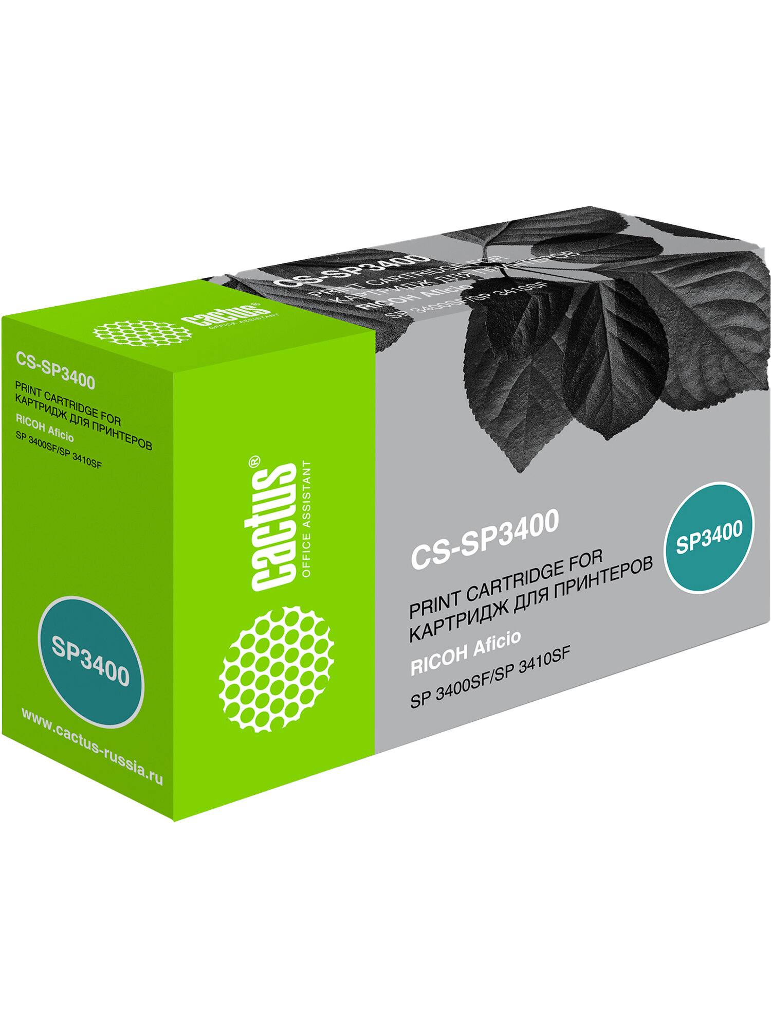 Картридж для лазерного принтера CACTUS 407648 чёрный (CS-SP3400)