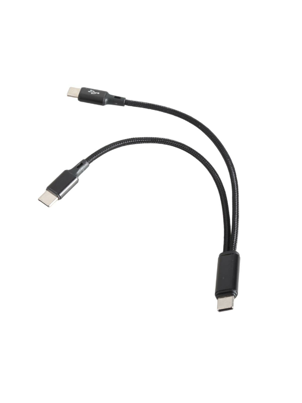 2-портовый кабель-разветвитель для быстрой зарядки USB Type C для смартфонов и планшетов