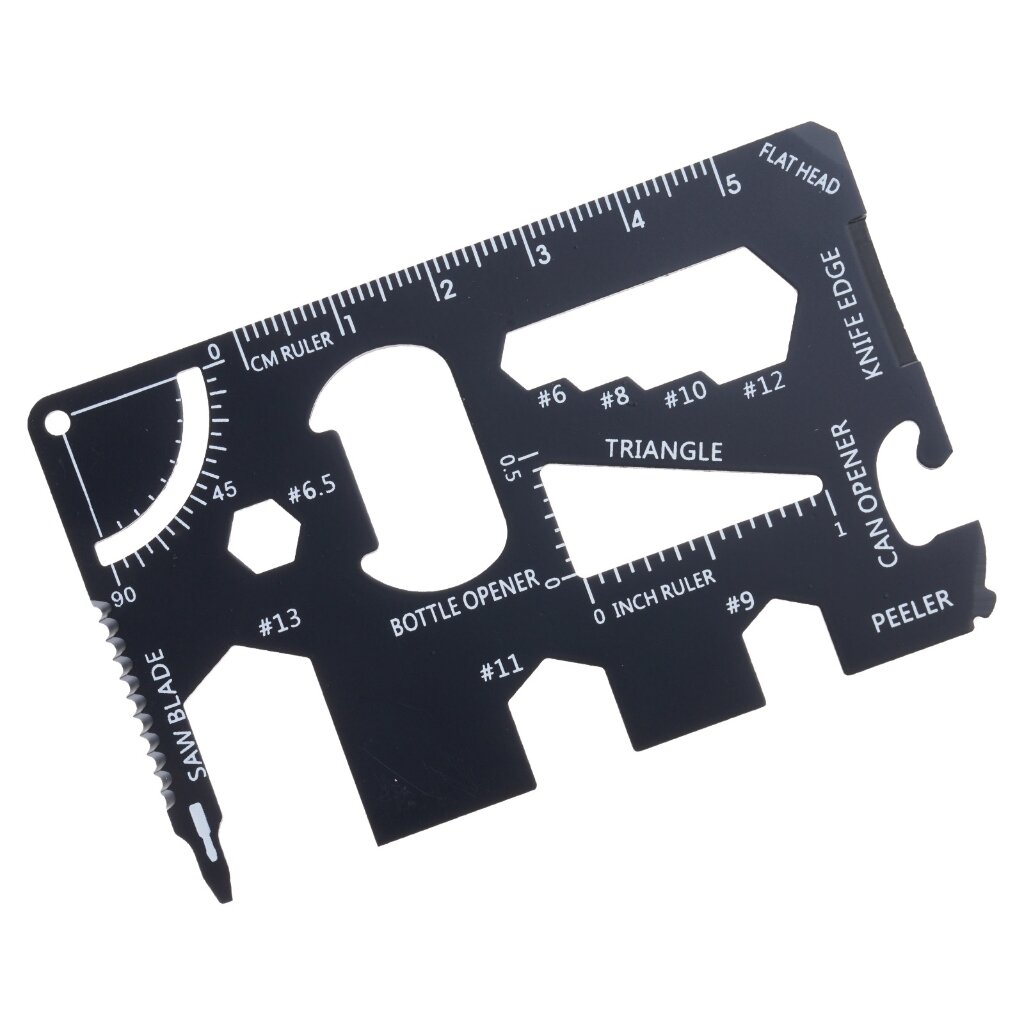 15 в 1 инструмент для кредитных карт Открытый мультитул Карты EDCs Карманный инструмент для кемпинга