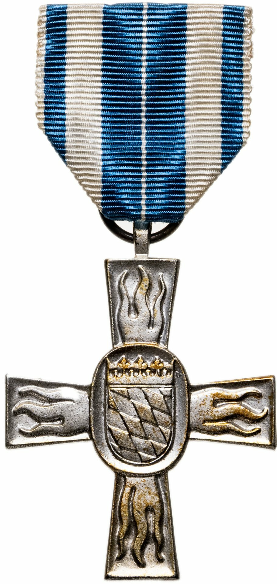 Германия медаль "Крест За службу в пожарных частях" в коробке