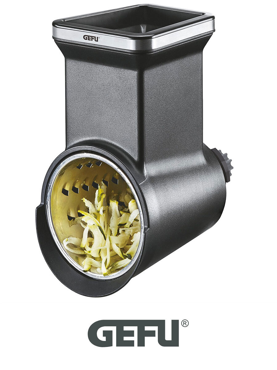 Насадка роторная терка Gefu Трансформа к мясорубке 19090, размер: 12,5 см*9 см*17 см, диаметр барабана 8,2 см