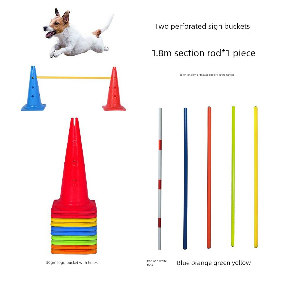 Оборудование для тренировок по аджилити для собак: конусы, препятствия, комбинированные барьеры, прыжковые упражнения,