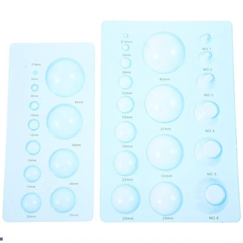 2 шт. Формы из глины для рукоделия полукруглые инструменты для лепки сфера для моделирования круглая