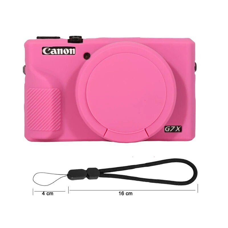 Силиконовый чехол Canon G7X Azalea Red