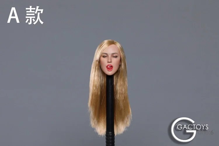 GC019 масштаб 1/6, американская крутая голова холодного лица, лепка, головы с яркими выражениями, резьба для 12-дюймовой фигурки женщины-солдата, кукла Ph GC021A