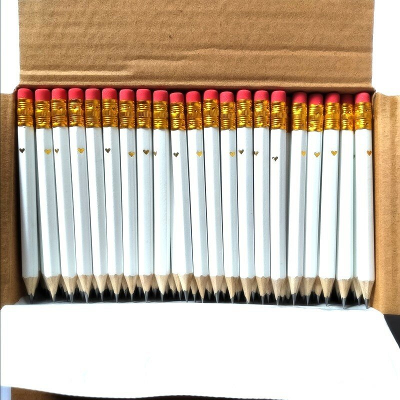 Прямые поставки от производителя: мини-карандаш в форме сердца, 4inch коротких карандашей, специальное предложение для свадебного сезона, маленький карандаш, горячая распродажа