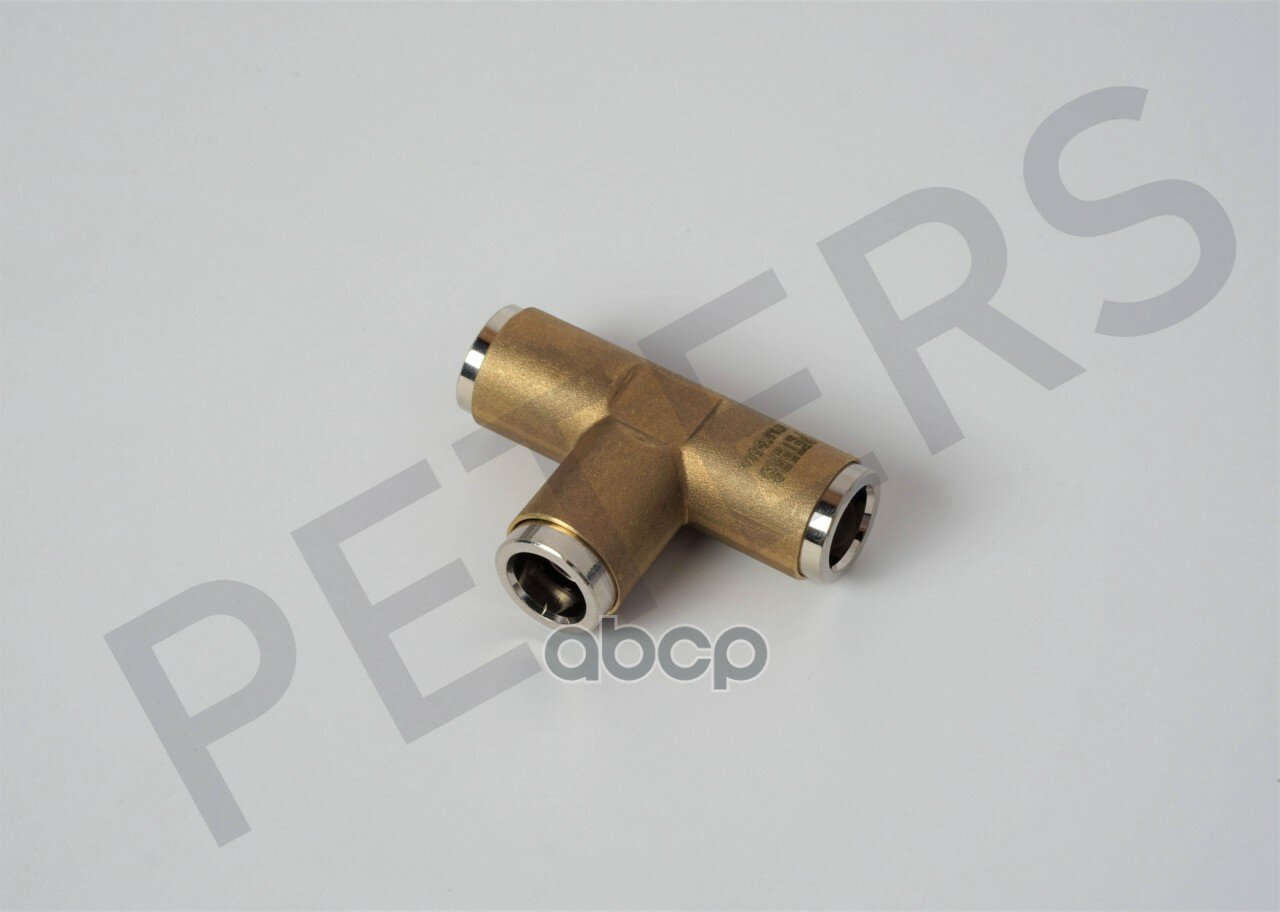 Соединитель тройник! T-обр. D12x1.5-D12x1.5-D12x1.5 (латунь) неразборн PETERS арт. 07667550A