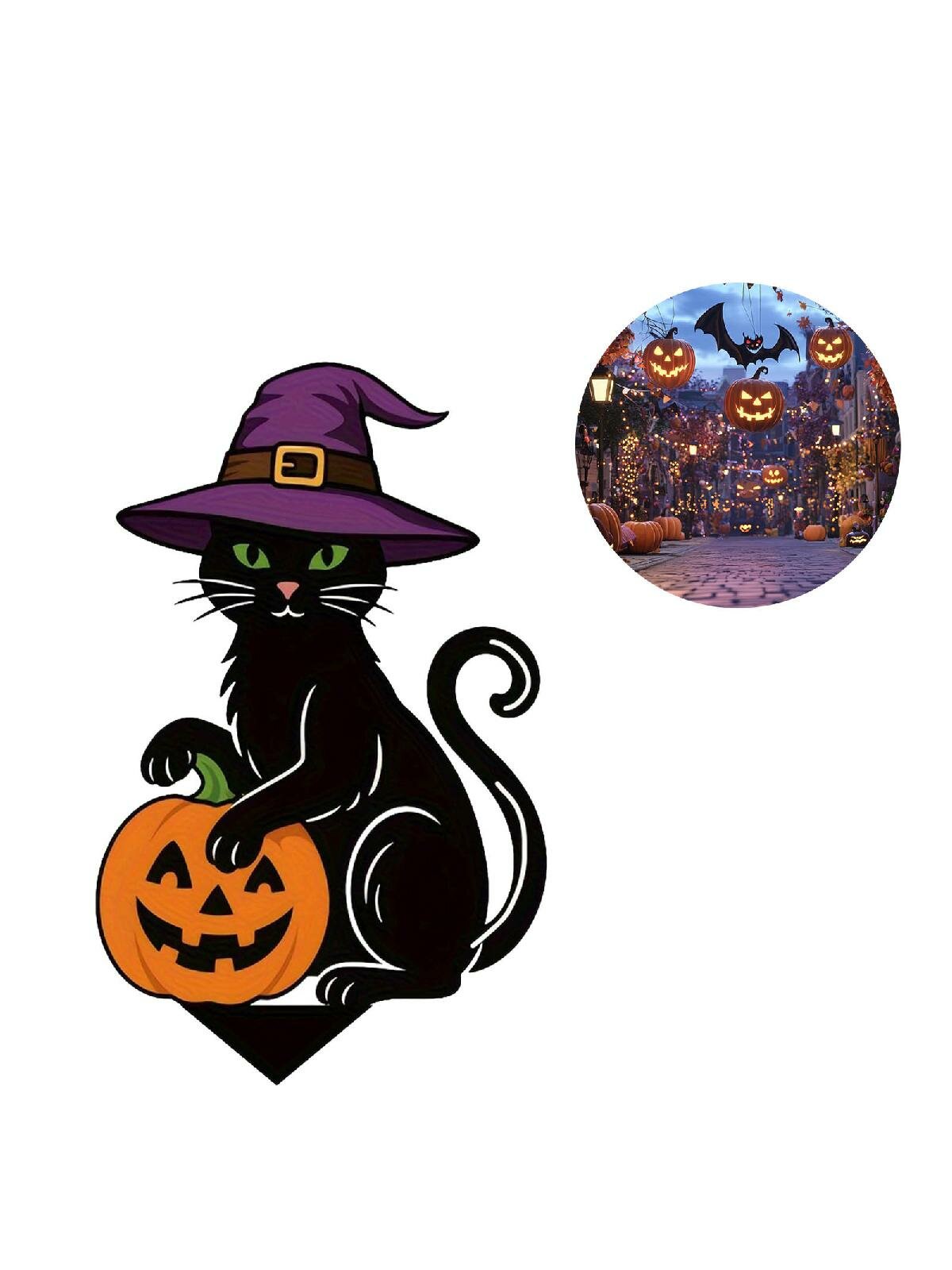 Прочные металлические тыквы для газона, искусство для двора на Хэллоуин с дизайном