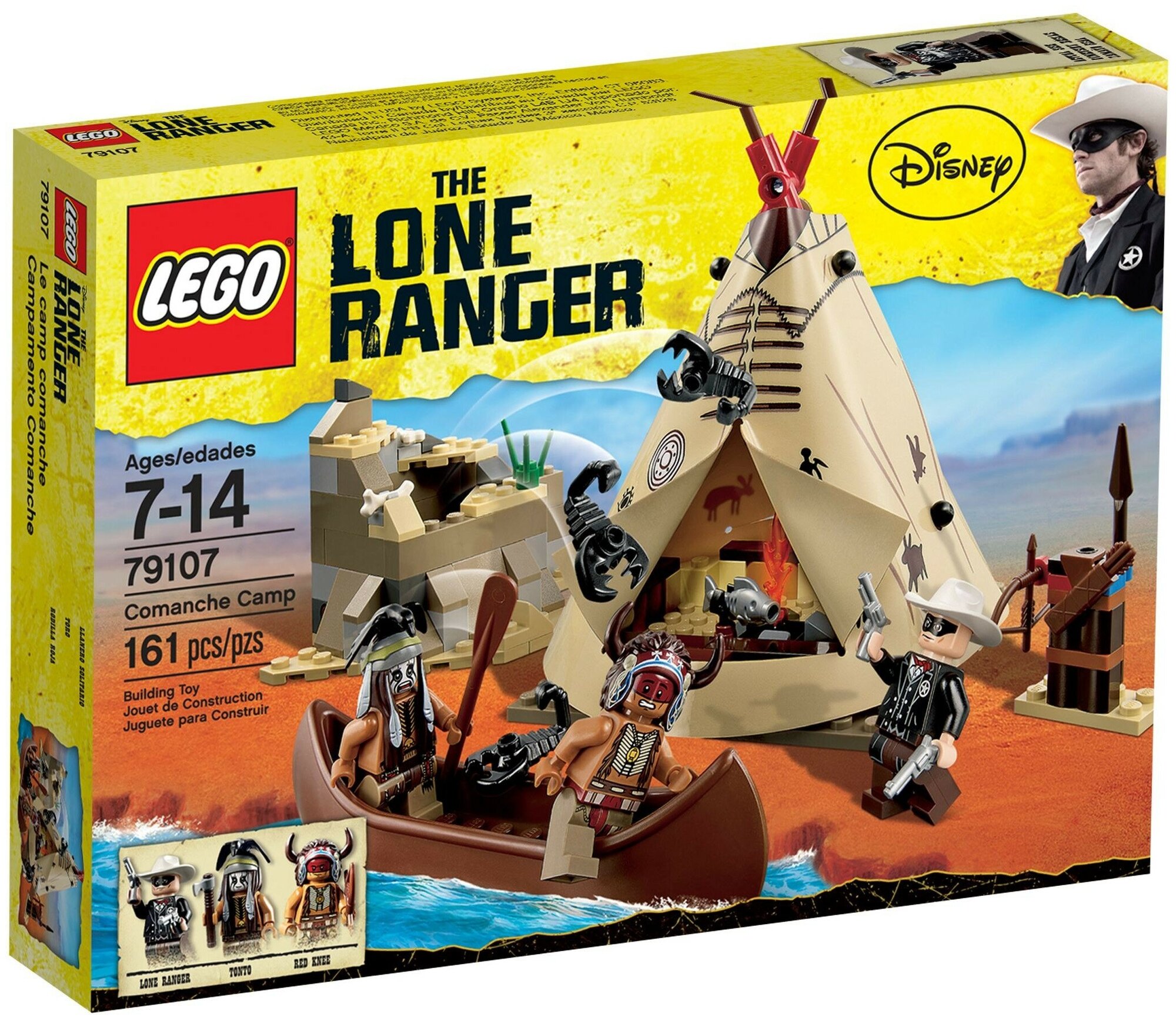 Конструктор LEGO 79107 The Lone Ranger Лагерь Команчи, 2013 год
