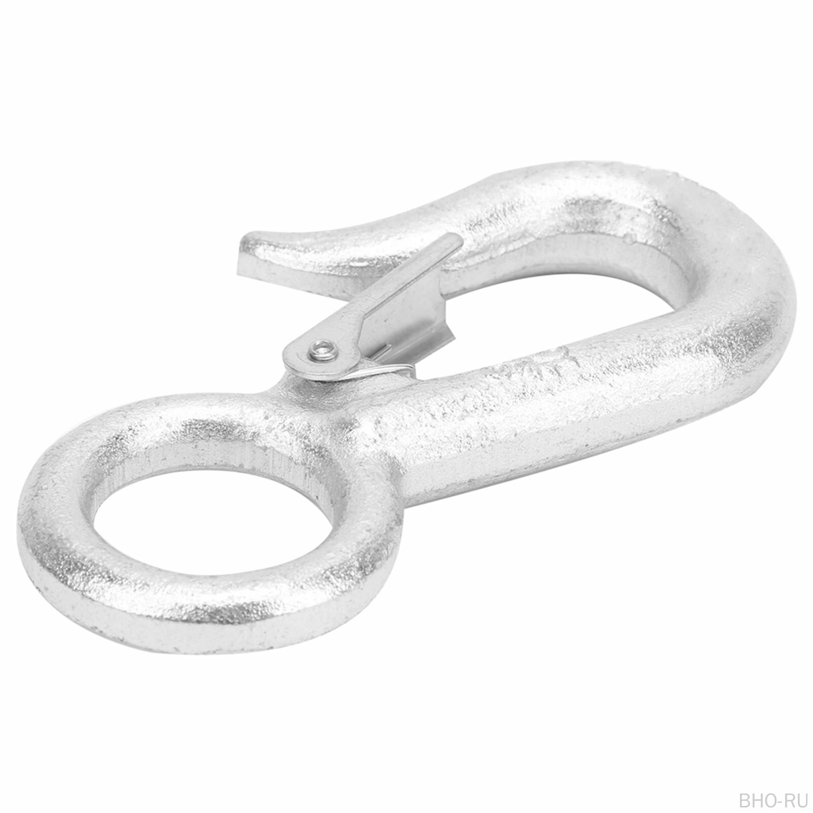 Мощный подъемный крюк из легированной стали с увеличенным отверстием для такелажных работ
