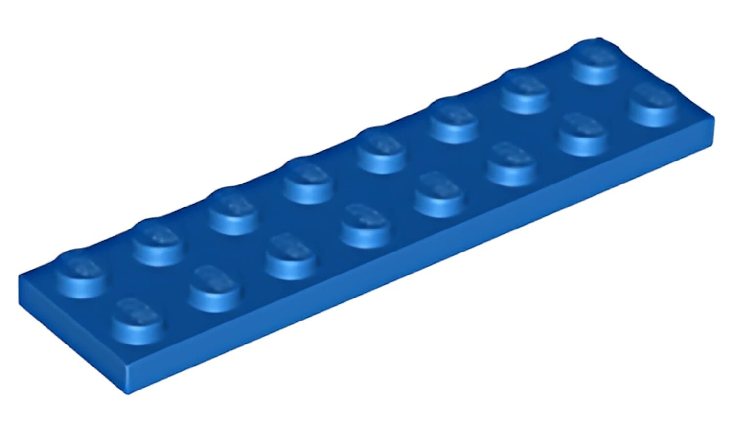 Деталь LEGO Plate 2 x 8 3034 Blue U
