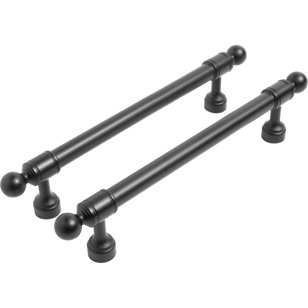 Мебельная ручка-скоба StahlBuro AP2306-128 2 шт, BL матовый черный 16771