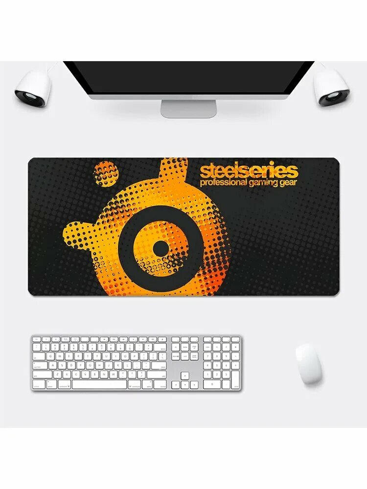 SteelSeries Коврик для мыши, XXL, оранжевый, черный