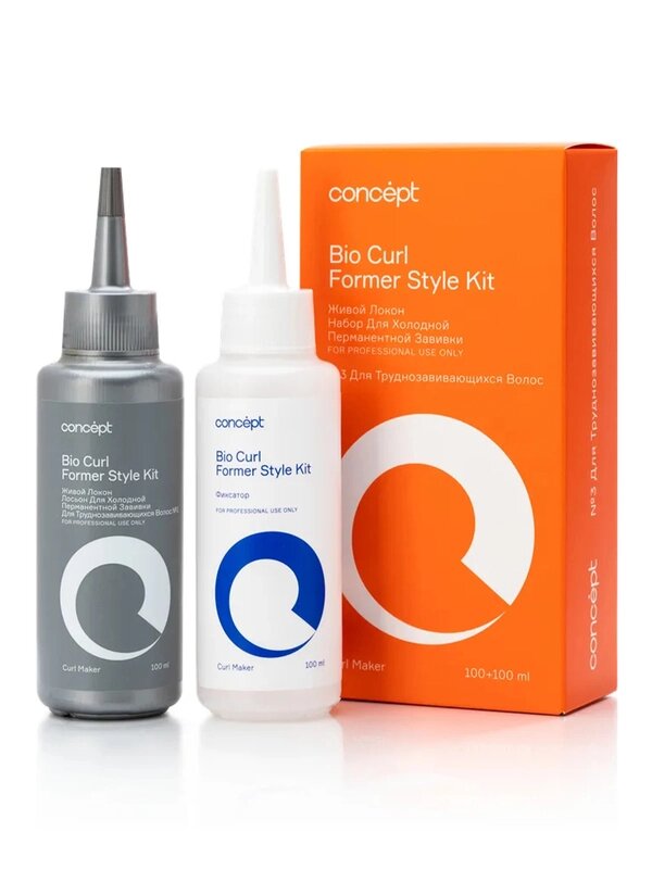 Набор для биозавивки Concept Живой локон, 100 мл+100 мл